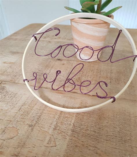 Wire Wall Art Wire Words Wall Decor Wall Hanging Wire Etsy