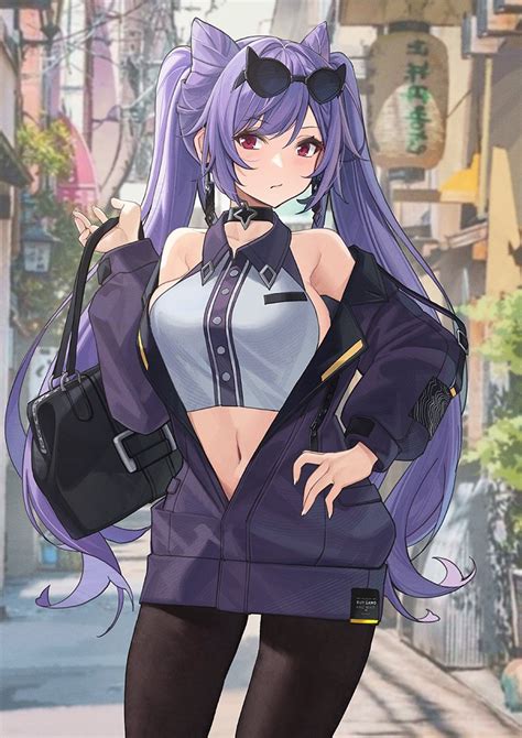 Keqing Genshin Impact Drawn By Catsmoon Danbooru