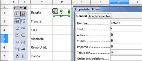 Mal funcionamiento fascismo fácil de lastimarse boton en excel para ir