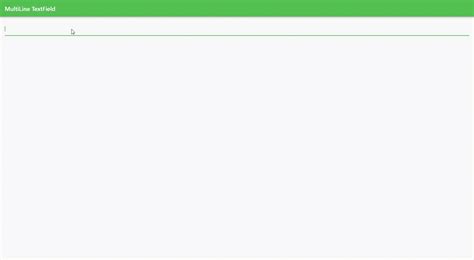 Multiline Textfield In Flutter Geeksforgeeks