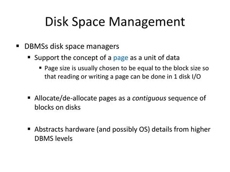 Database Applications Dbms Internals Part Ii Lecture