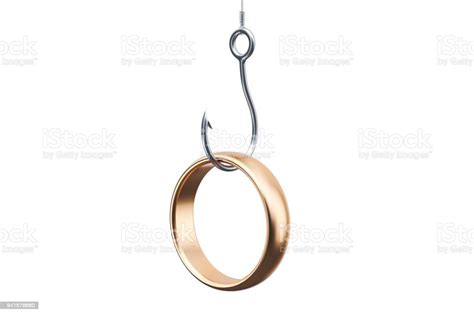 결혼 반지 3d 렌더링에 고립 된 흰색 배경와 연결 반지에 대한 스톡 사진 및 기타 이미지 반지 낚시바늘 이혼 Istock