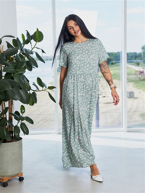 Летнее цветочное платье макси size+ 3917 купить в Киеве, Украине: цена ...