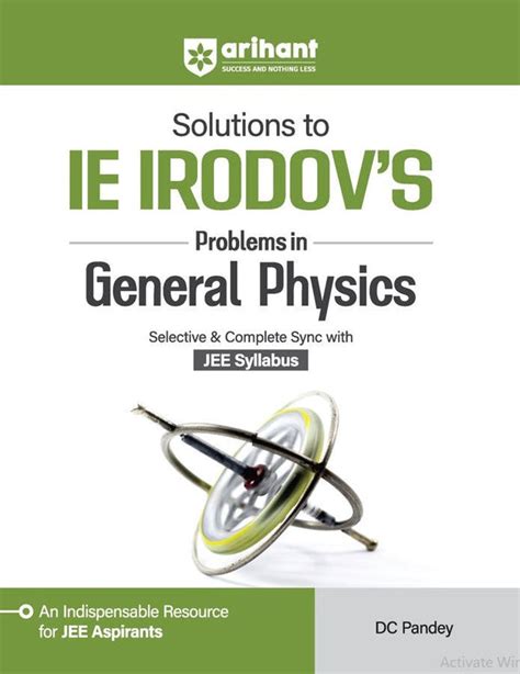 Solutions To Ie Irodovs Problem In Genral Physics For Jee By Dc Pan Arihantbooks