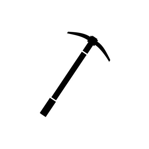 Pickaxe Icon Outline Silhouetter On White Background 55132892 Vector
