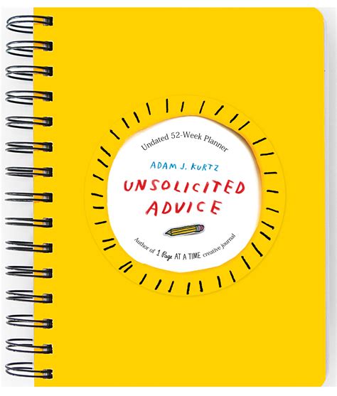Unsolicited Advice Planner By Adam J Kurtz Penguin Books Australia