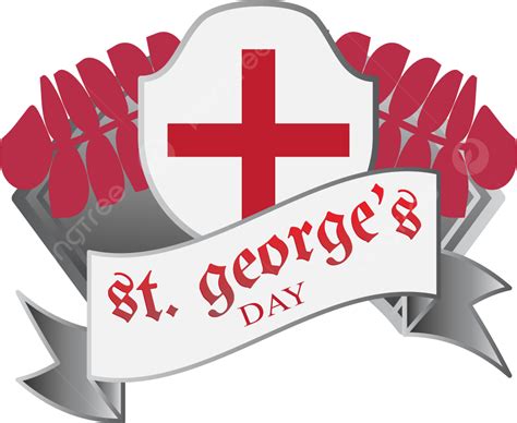 세인트 조지 데이 휘장 로고 Insignia St George 세인트 조지 휘장 세인트 조지 데이 휘장 Png 일러스트