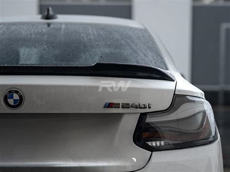 Bmw F22 F87 M2 Cs Style Carbon Fiber Trunk Spoiler M235 M240 230 228