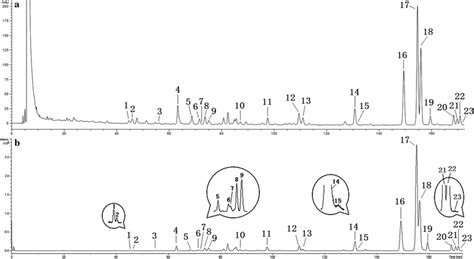Hplcdadesiqtofms Chromatogram Of The Ethyl Acetate Extract Of J Download Scientific