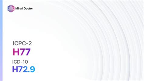 H72 Serous Otitis Media Icd 10h659