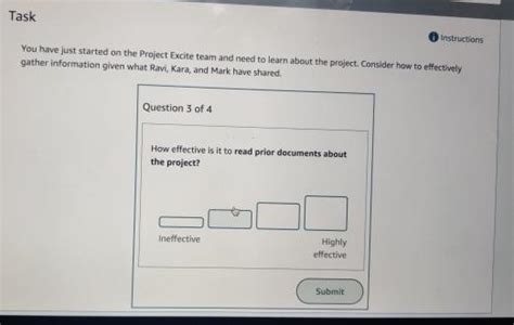 Solved TaskinstructionsYou Have Just Started On The Project Chegg Com
