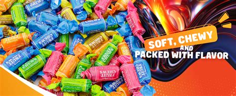 Fruit Chews Candy 2 Lb Individually Wrapped 136 Pieces Bulk Candies In