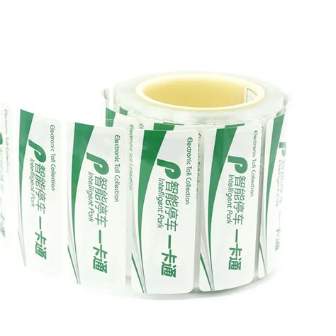 Uhf Windscreen Labels Rfid Windshield Sticker Rfid Smart Cards