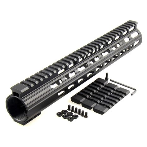 Lr 308 12 Length Keymod Handguard Free Float Low Profile Tacfun