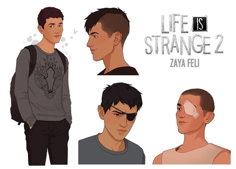 Sean Diaz By Zaya Feli Sean Diaz Haircut Life Is Strange 2 Art Sean