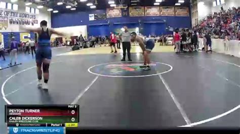 195 Lbs Champ Round 2 Peyton Turner Newsome Vs Caleb Dickerson