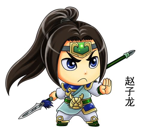 三国q版人物系列插画游戏原画红色杰克 原创作品 站酷 Zcool