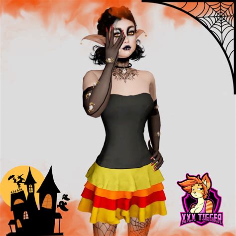 Ruffle Dress Screenshots The Sims 4 Create A Sim Curseforge