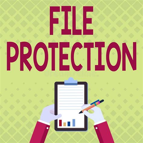 Text Caption Presenting File Protection Business Approach Preventing