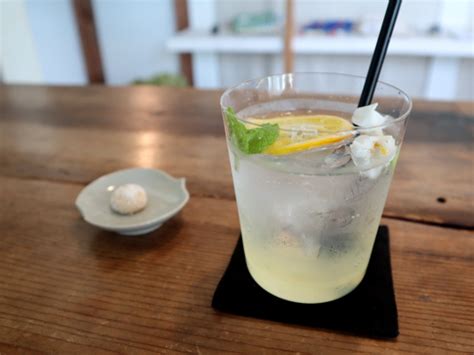 そばの横好き豊川市haag cafeレモネードソーダ