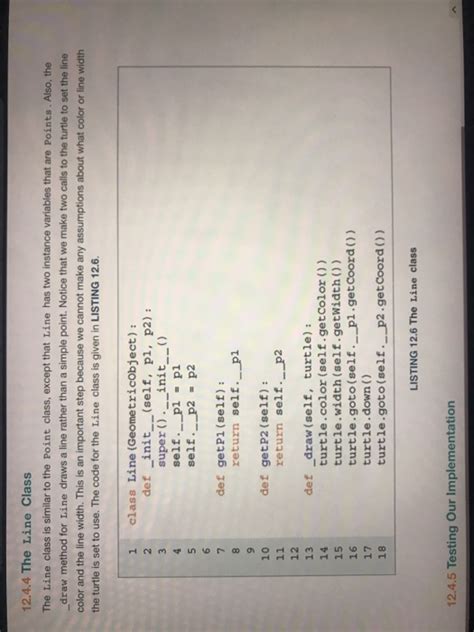 Solved 1243 The Point Class The Point Class Is Important