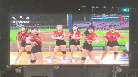 230915 기아타이거즈 치어리더 공연 여자 아이들 G I Dle 퀸카 Queencard Youtube