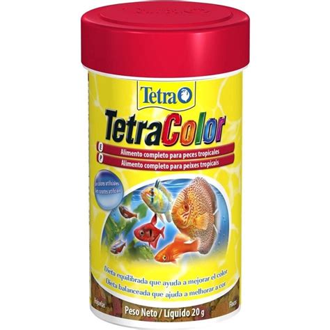 Ra O Para Peixe Tetra Color Flakes G No Shoptime