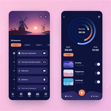 Sleep App By Phenomenon Studio Mobile UI Design