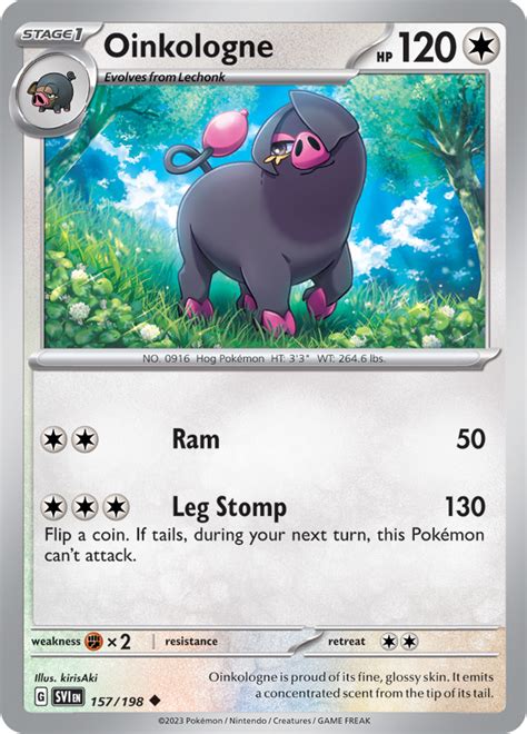 Oinkologne Scarlet And Violet 157 Bulbapedia The Community Driven
