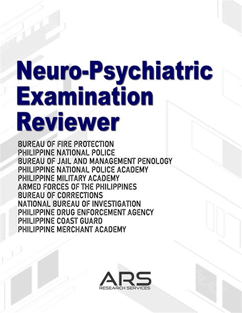Neuro Psychiatric Exam Guide And Tips For Bfp Pnp Bjmp Pdea 50 Off