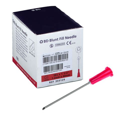 Bd Blunt Fill Needle 18g