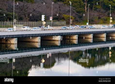 Tokyo Japan 6th Jan 2023 Cars Travel Along The C1 Expressway Past