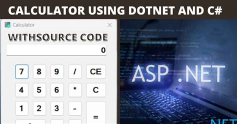 I Made A Basic Calculator Using Visual Studio DotNet C