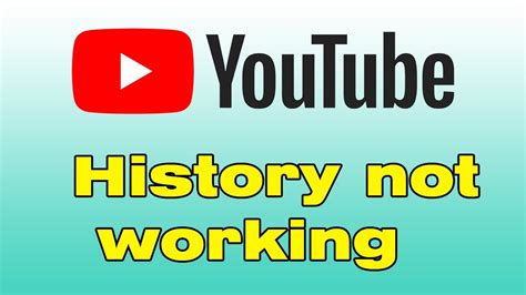 YouTube History Not Working And Not Updating 2022 YouTube