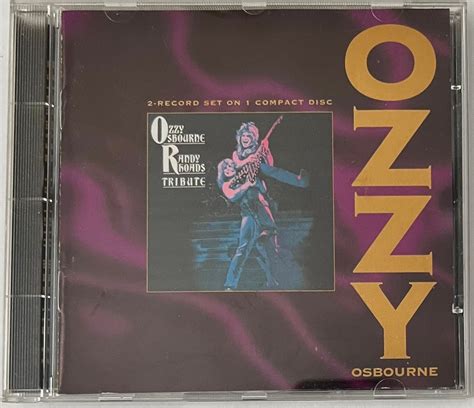 Ozzy Osbourne Randy Rhoads Tribute Cd Special Edition Etsy