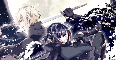 Pixivファンタジアls 【pfls】月下【英雄と魔王の戦い】 あこのイラスト Pixiv