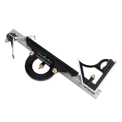 12 Combination Protractor Tri Square Angle Ruler Grandado