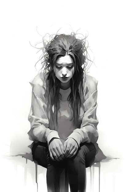Woman Crying Sketch