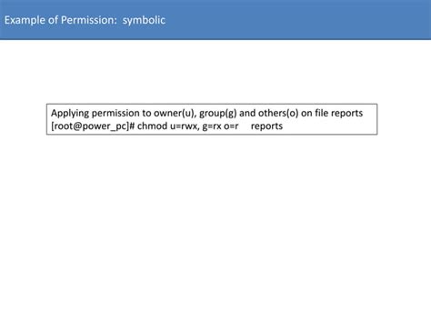 File Permission In Linux Pptx Operating Systems Computer Software And Applications