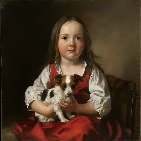 Ai产生的 女孩 狗 Pixabay上的免费图片 Pixabay