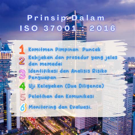 Mengenal 6 Prinsip Utama Dalam Penerapan Sistem Manajemen Anti