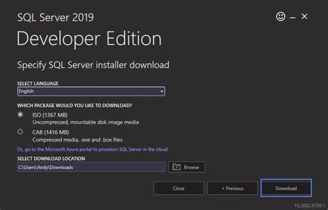 Download Sql Server 2019 Developer Edition Andyleonardblog