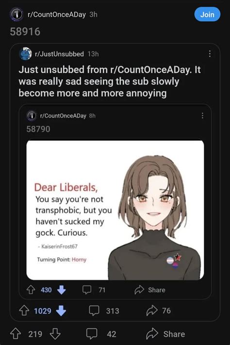 Just Unsubbed From Rcountonceaday They Are Really Really Getting