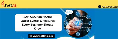 Sap Abap On Hana Key Features And Syntax For Beginners