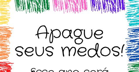Lembrancinha Apague Seus Medos Pdf