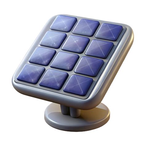 Beautiful Modern Organic Photovoltaic Cell Energy Absorption Isolated