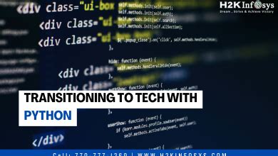 Transitioning To Tech With Python