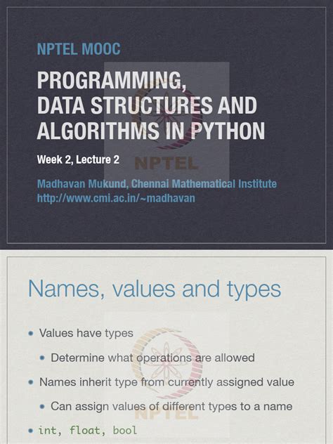 Python Week2 Lecture2 Handout Pdf