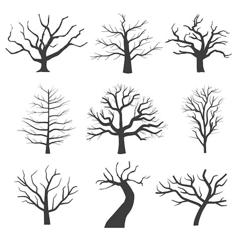 枯れ木 イラスト 画像 Freepikで無料ダウンロード