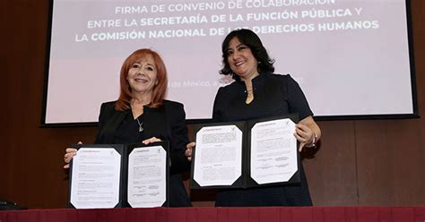 Galería Cndh Y Sfp Firmaron Un Convenio De Colaboración Comisión